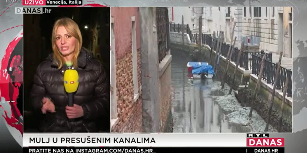 Iz Venecije umjesto poplava stižu snimke mulja i nasukanih gondola ...