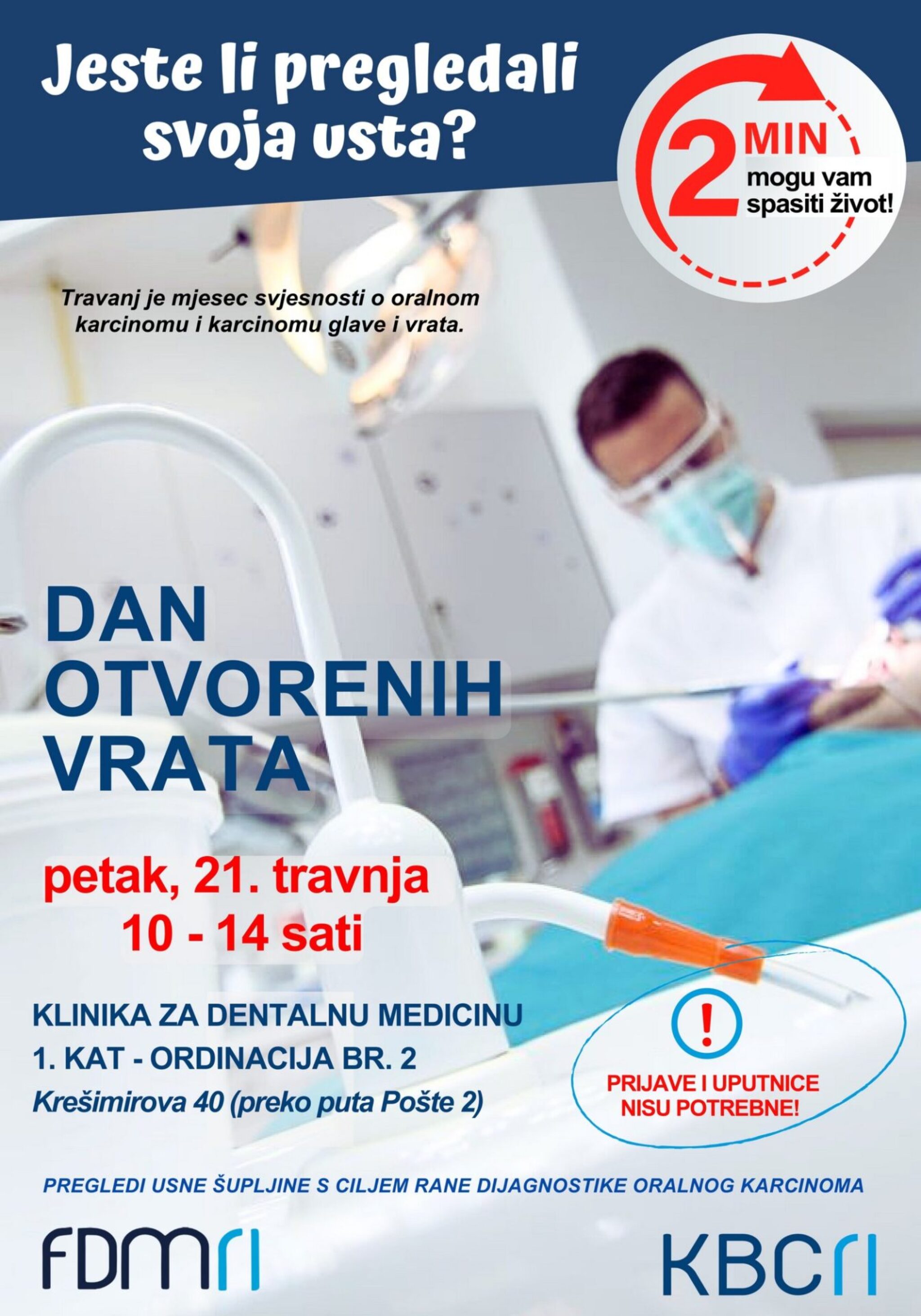 U petak Dan otvorenih vrata Klinike za dentalnu medicinu KBC-a Rijeka ...