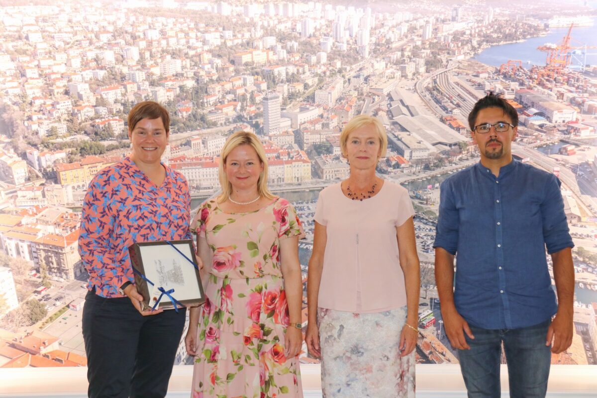 Gradonačelnica njemačkog grada Rostocka Eva-Maria Kröger u posjetu ...