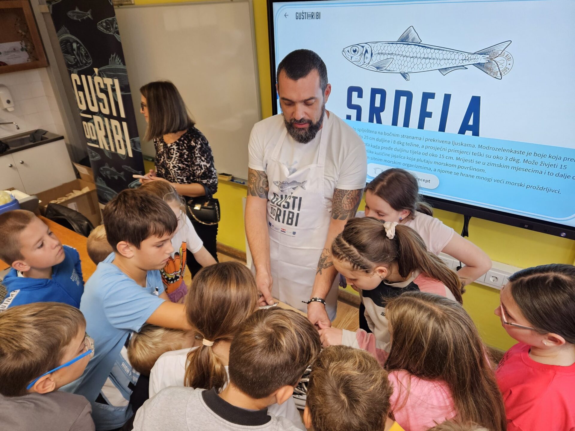 David Skoko opatijskim školarcima održao edukativno predavanje o ribi ...