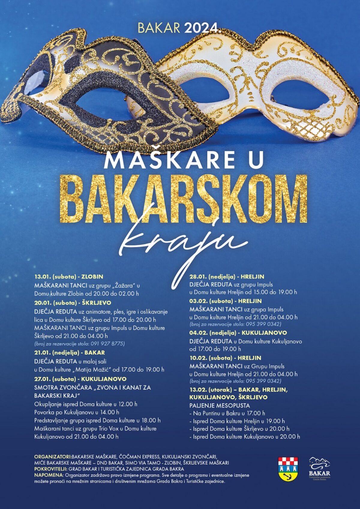 Sve je spremno za Maškare u Bakarskom kraju, pogledajte što sve čeka ...