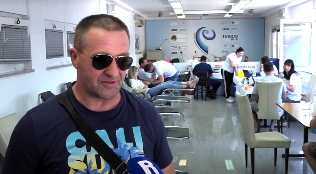 Na Kantridi 37 darivatelja darivalo krv u organizaciji KN Armada , HNK Rijeka i Crvenog križa ...