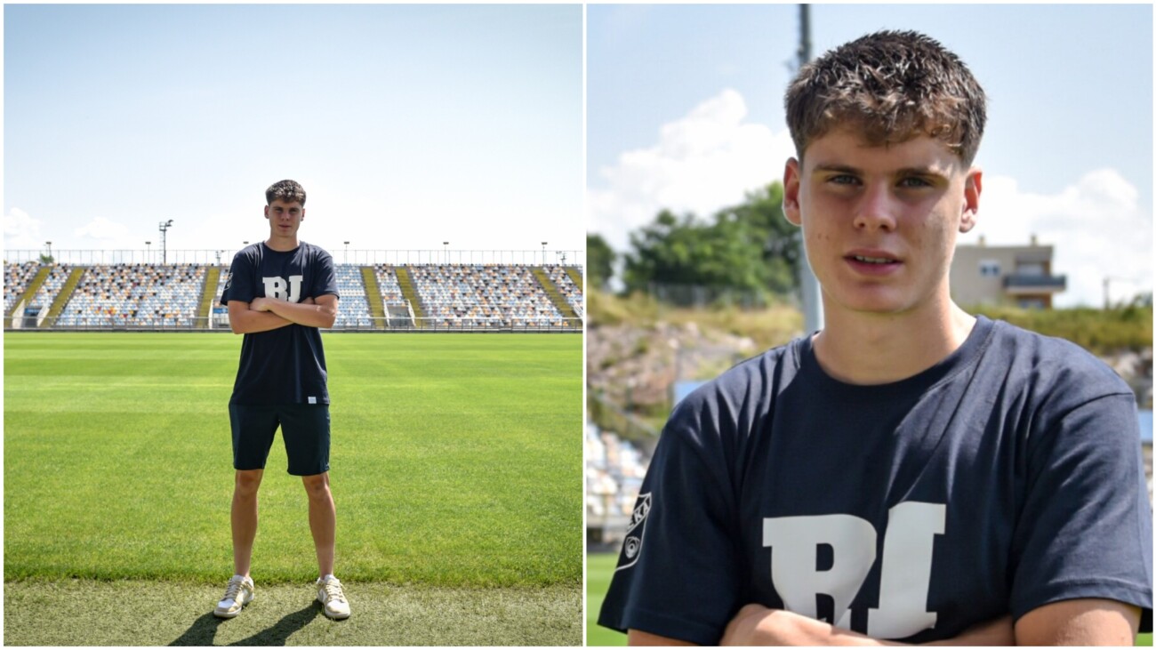 Lovro Kitin, najmlađi igrač na pripremama prve momčadi potpisao je ...