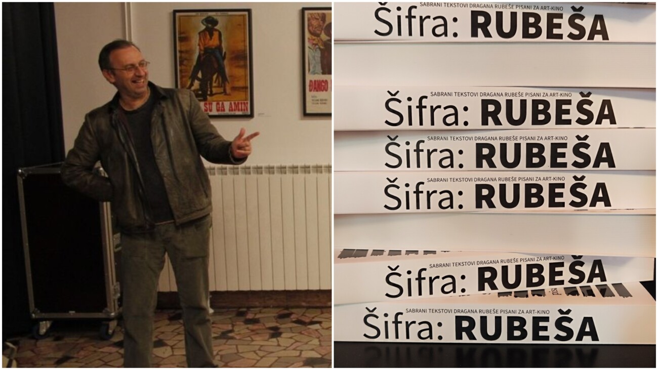 Art-kino predstavlja novu knjigu Šifra: Rubeša (Sabrani tekstovi ...