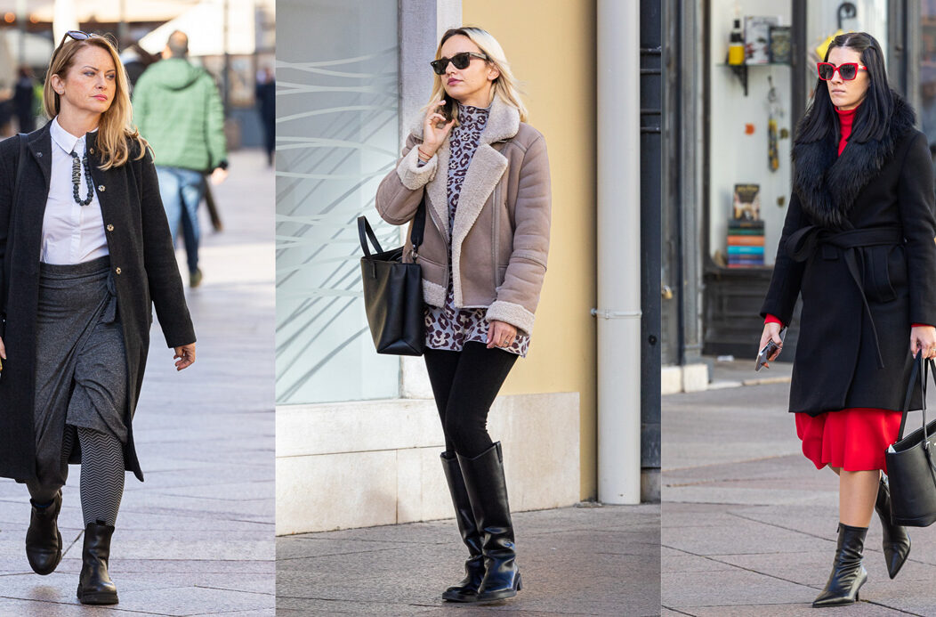 KLIKOM PO RIJECI Riječanke i Riječani obukli najdeblje jakne i kapute ...