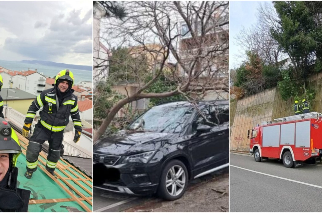 Deseci vatrogasaca širom Rijeke i PGŽ intervenirali na saniranju šteta ...