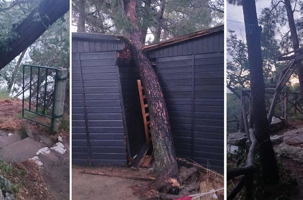 Kaos na Rabu! Stabla padala po kamp-kućicama, turisti bježali usred ...