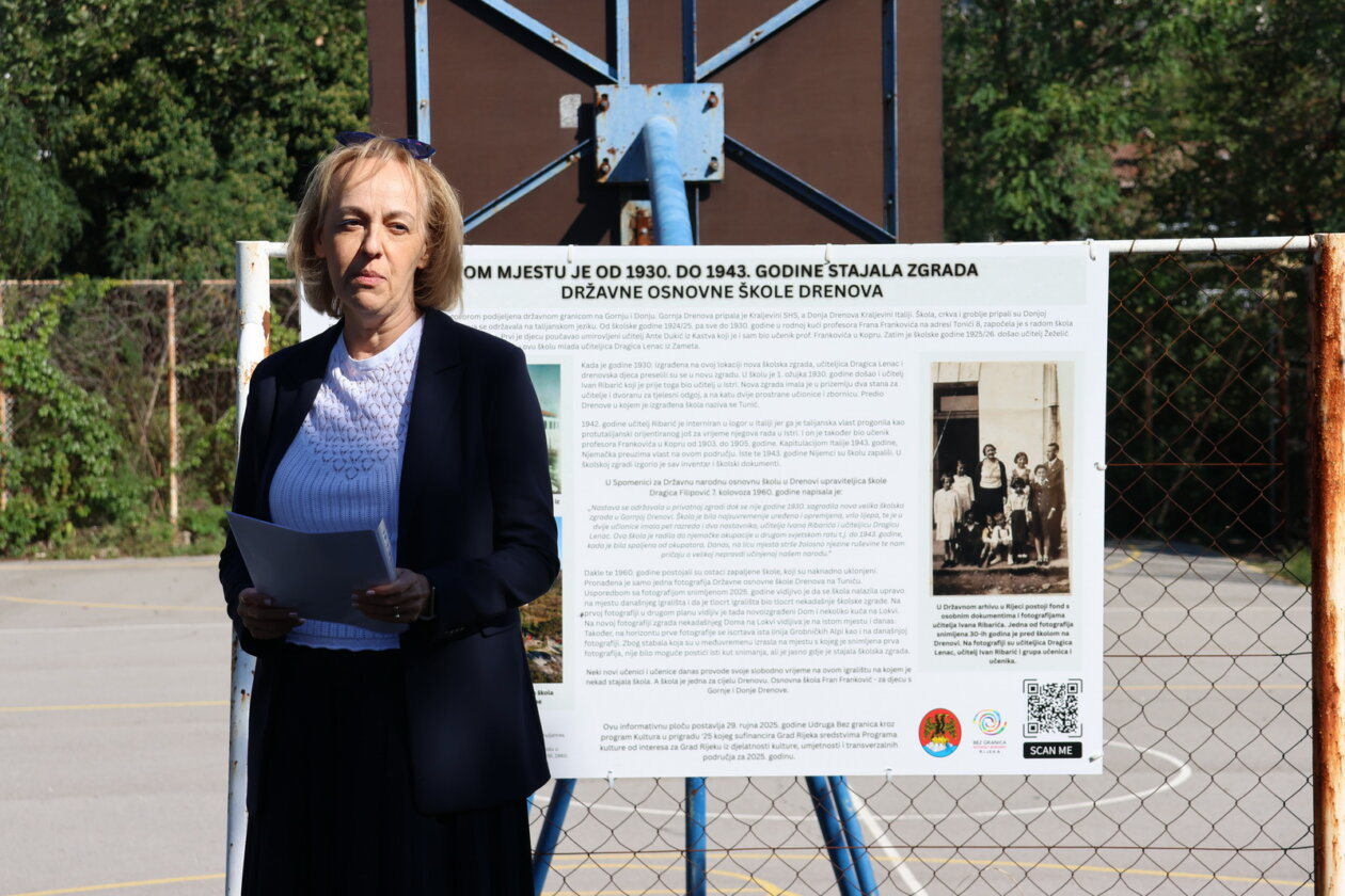 Predstavljena informativna ploča o zgradi nekadašnje Državne osnovne ...